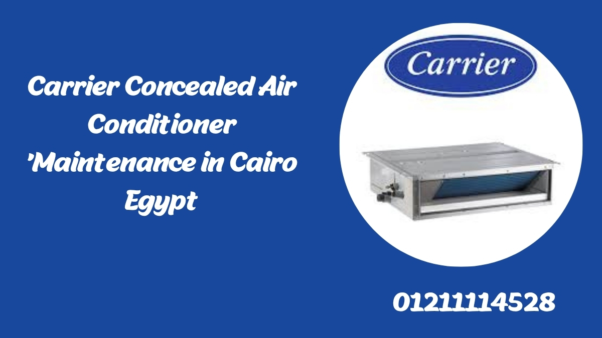 Carrier Concealed Air Conditioner Maintenance in Cairo – Complete ...